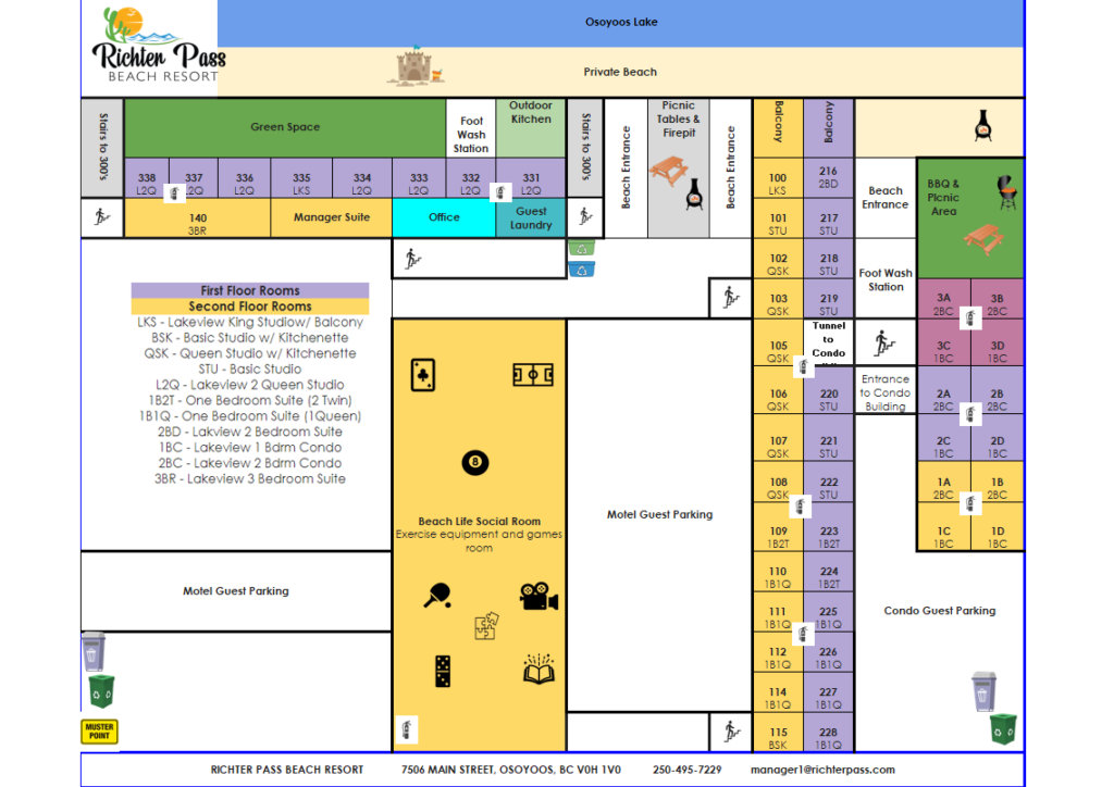 Motel Map - RICHTER PASS